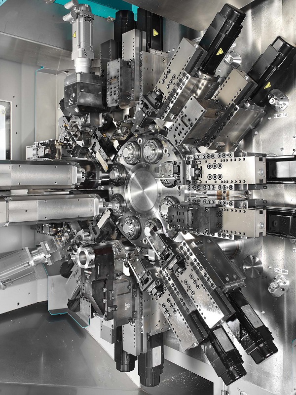 Eight-spindle auto turns 40 mm bar – MTI Magazine